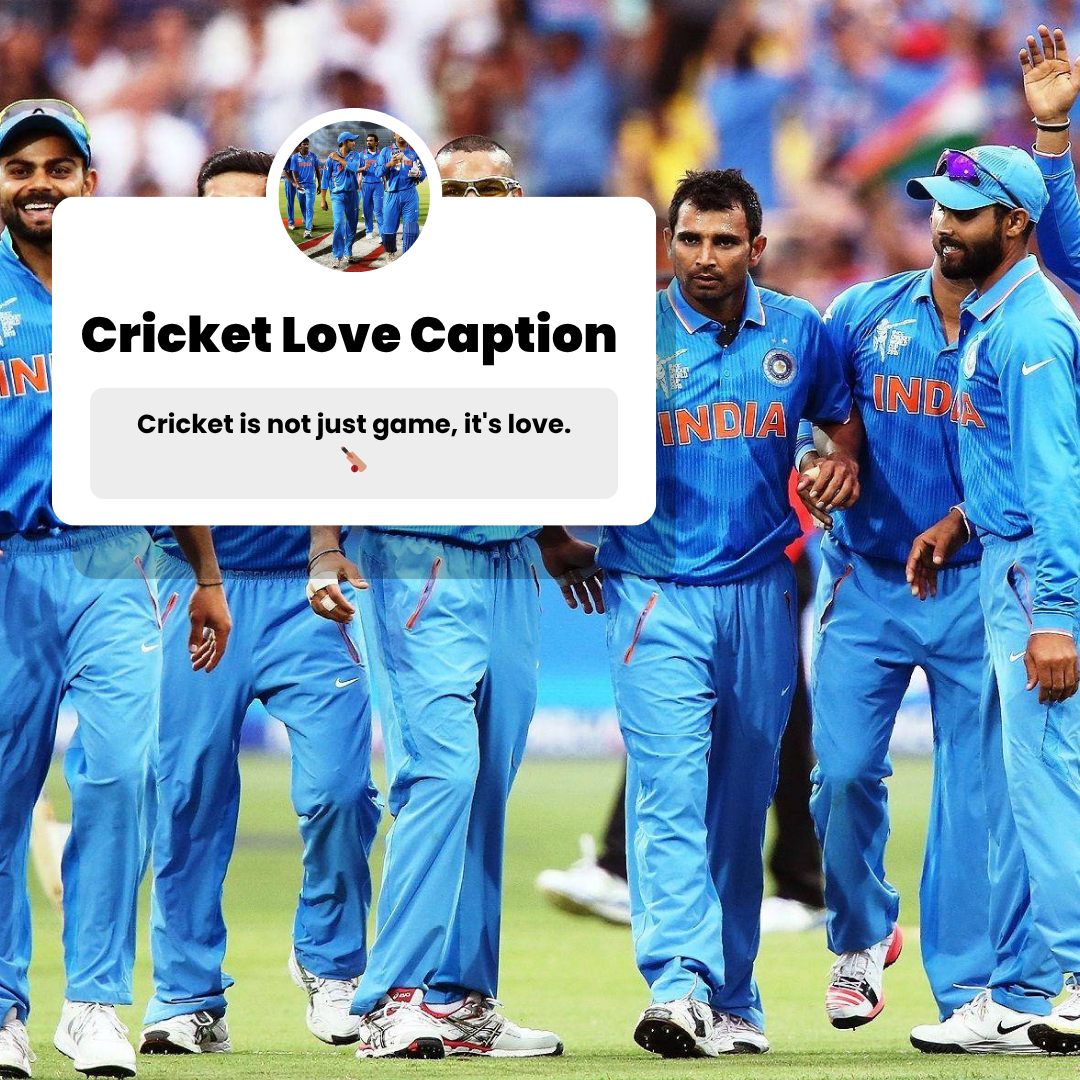 500+ Cricket Love Captions for Your Special Someone (2025)